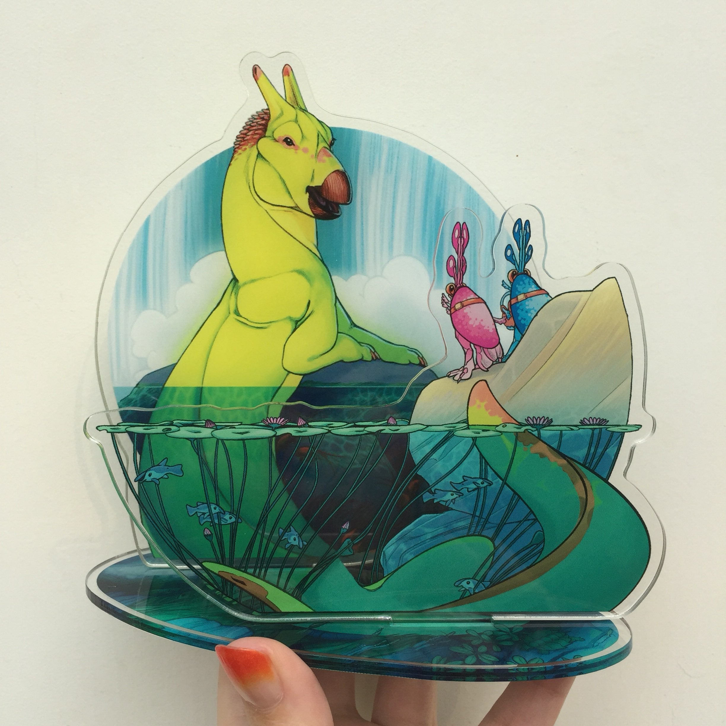 Almost Real Zine Acrylic Stand: Bogwyrm – jayeaton